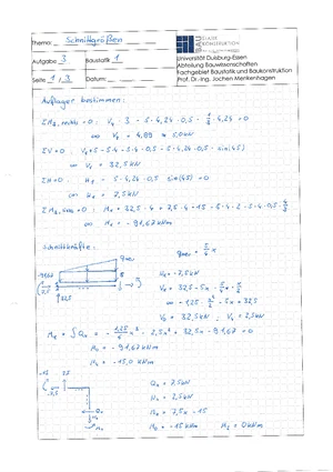 4 A Baustatik - Schneider-Bautabellen - @-4. 4 A Baustatik Prof. Dr ...