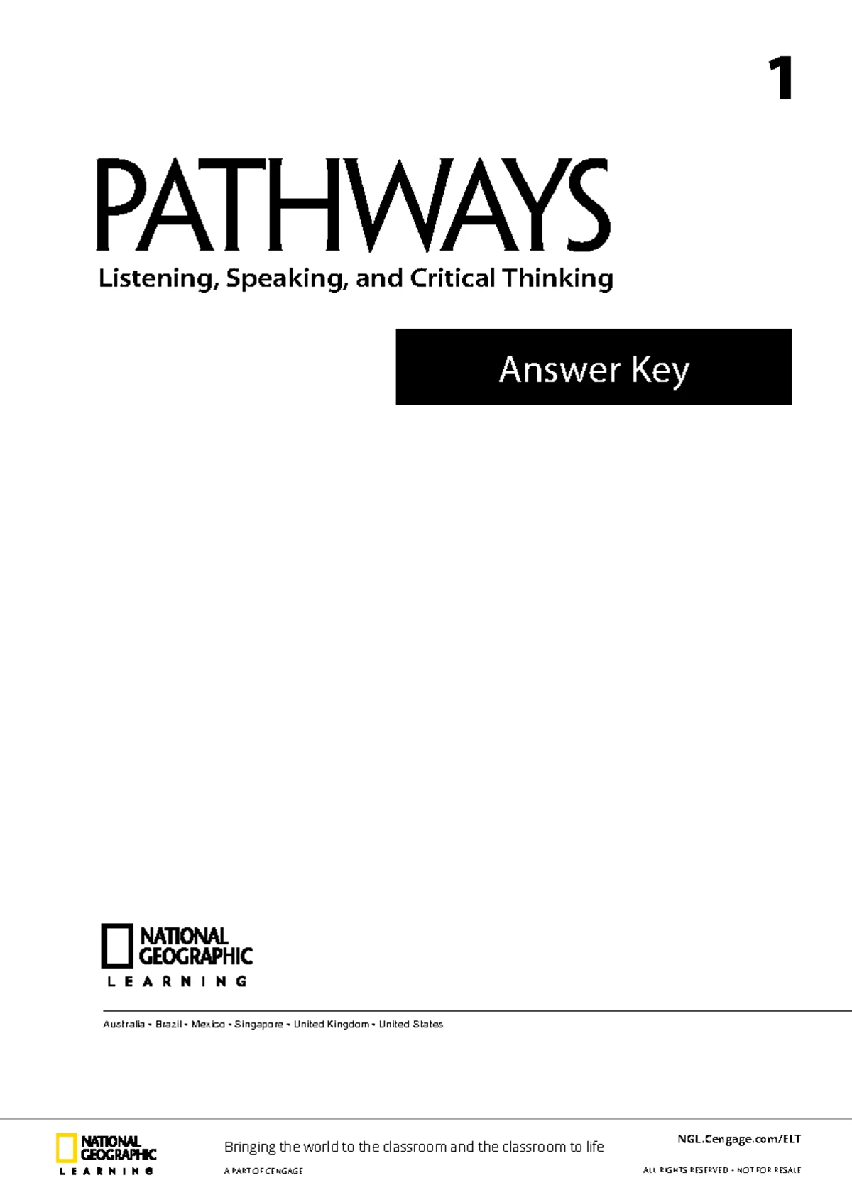 Business partner b2 workbook answer key - Answer key Unit 1 Vocabulary ...