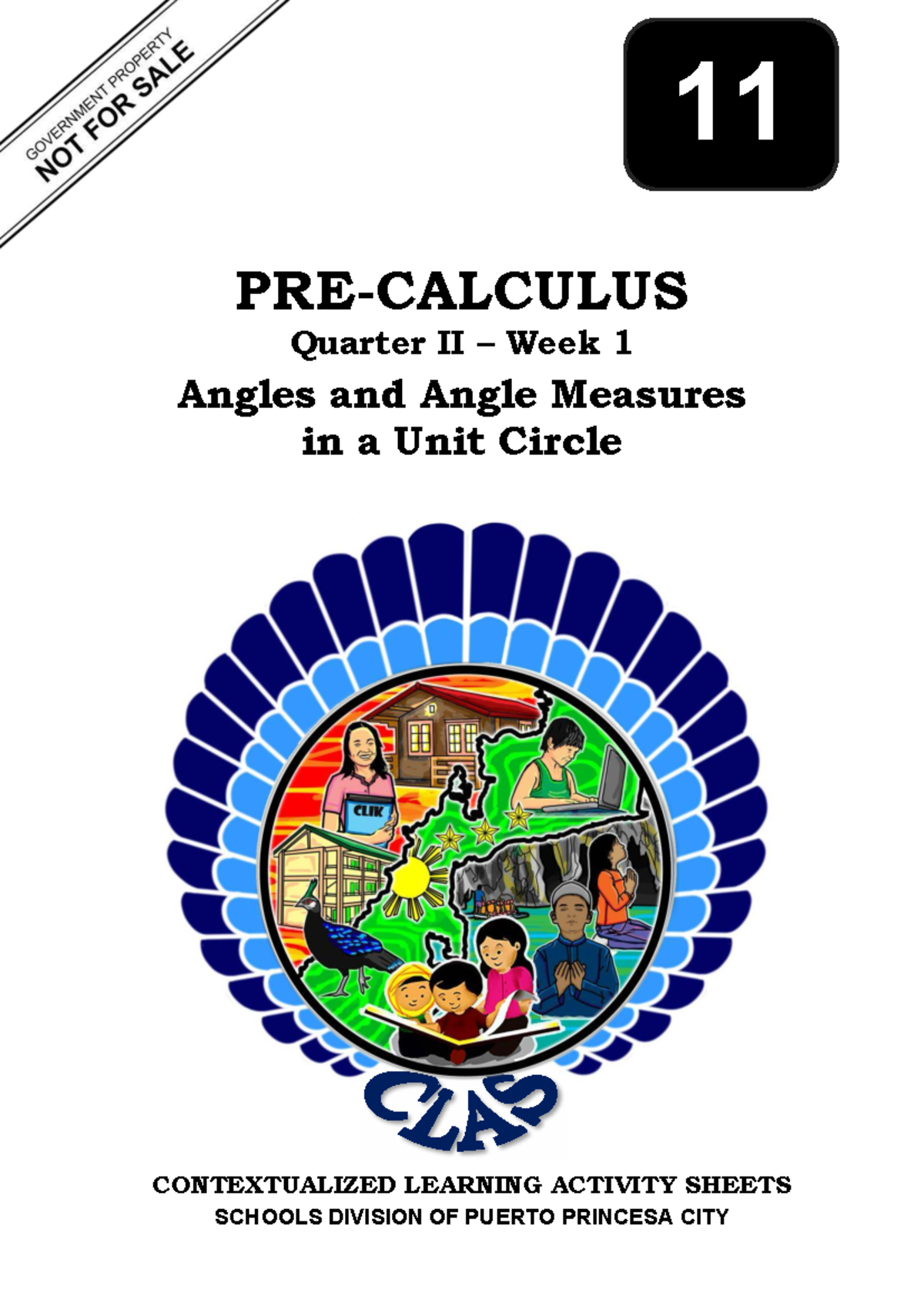 Grade 11 CLAS: Angles & Angle Measures in a Unit Circle - Q2 W1 - Studocu
