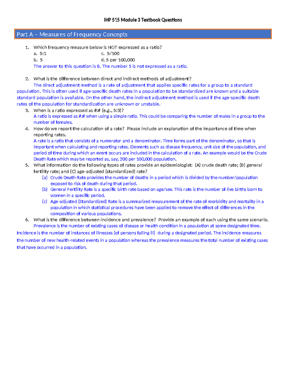 IHP515 Module 3 Textbook Questions - IHP 515 Module 3 Textbook ...