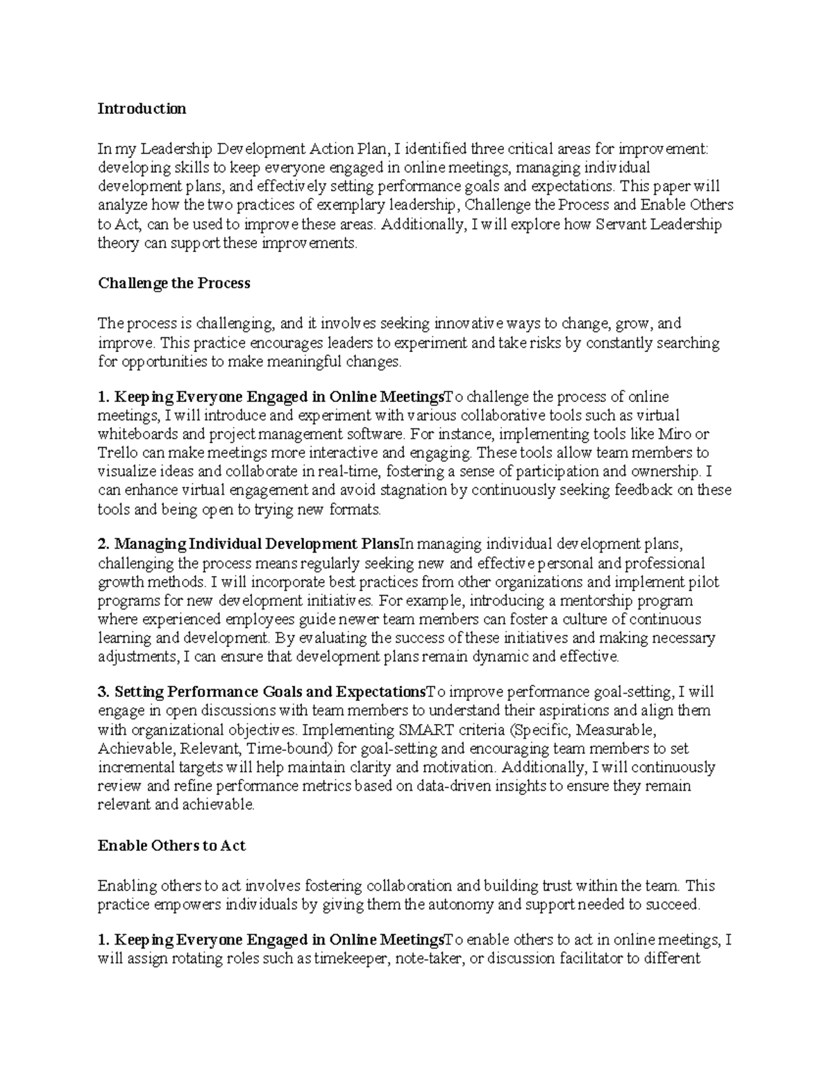 5-2 Final Project Milestone Two: Leadership Strategies in Action - 2024 ...