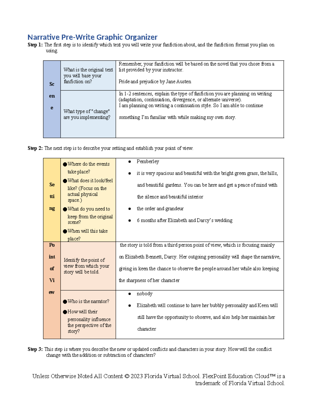 Copy of plotting narrative graphic organizer - Narrative Pre-Write ...