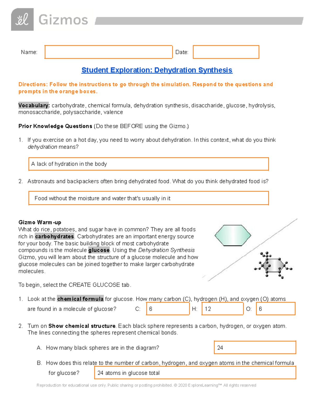 Dehydration Synthesis & Hydrolysis in Carbohydrates SE - Studocu