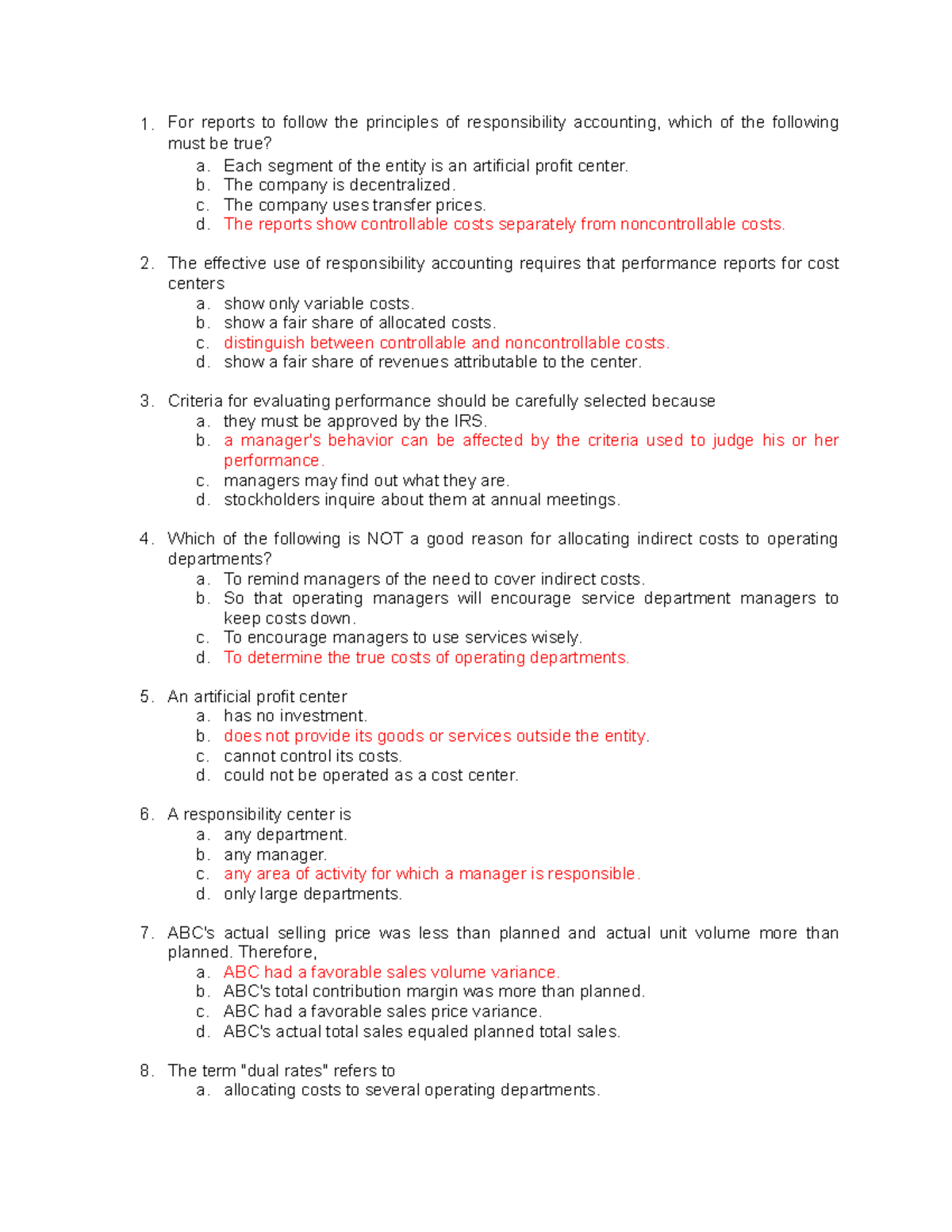 Performance Management System - Quiz 2 Review & Study Guide - Studocu