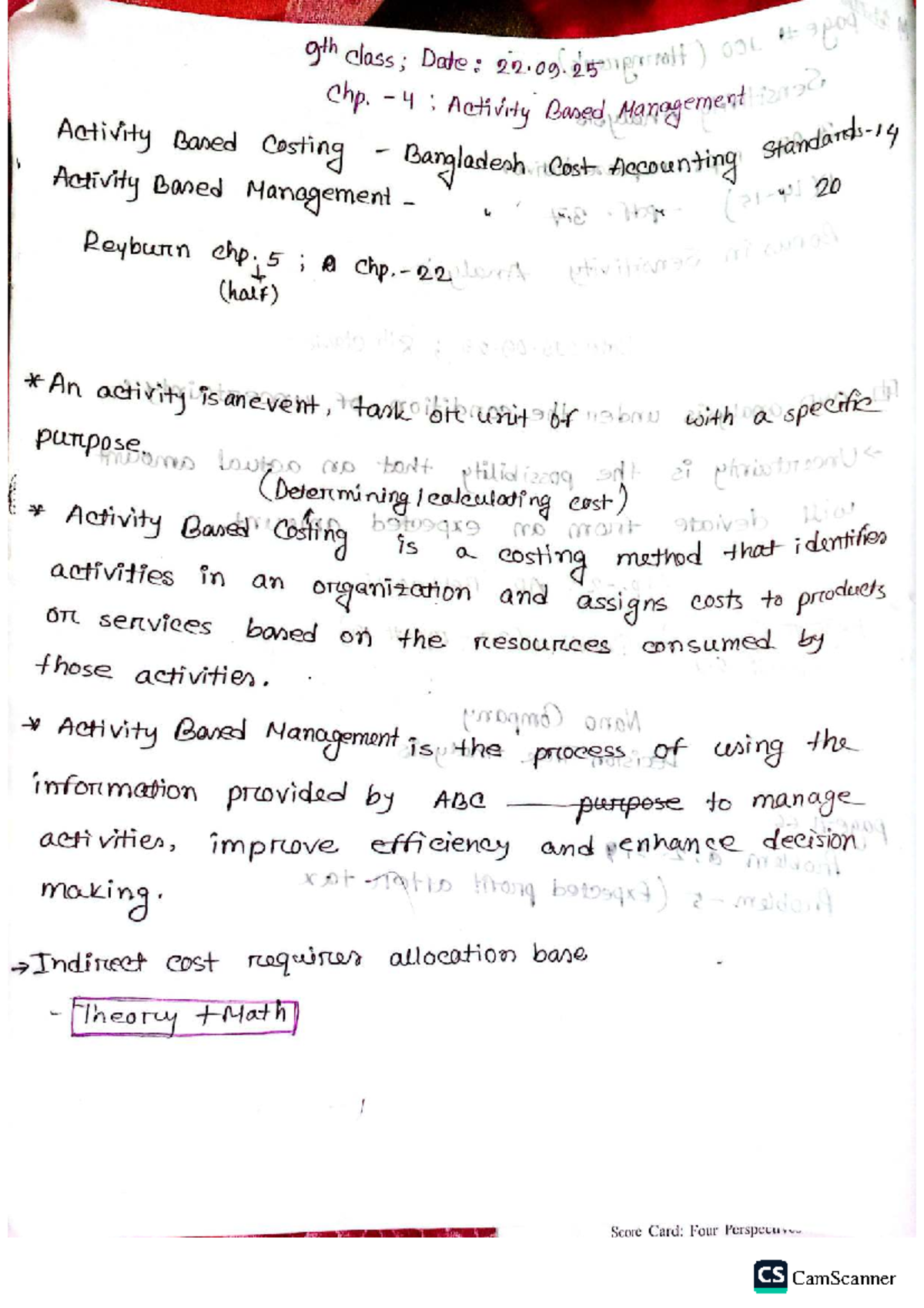 Chp. 4: Activity Based Costing - Practice Notes for Cost Accounting ...