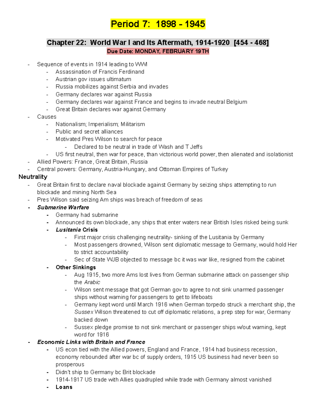N. Period 7 1898 - 1945 Amsco Note Taking Guide (Ch. 22) - Period 7: ...