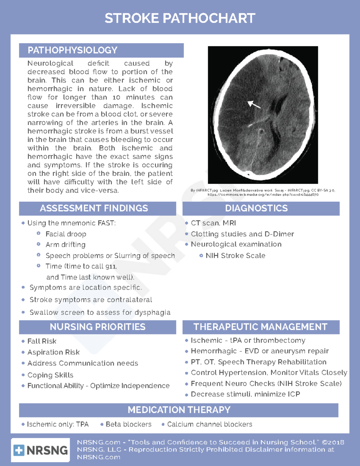 Cs-neuro-007-stroke patho chart - NRSNG - “Tools and Con dence to ...