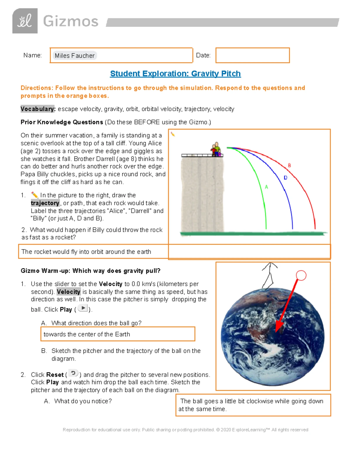 Carbon Cycle Worksheet Instructions & Analysis - Honestie Mcknight ...