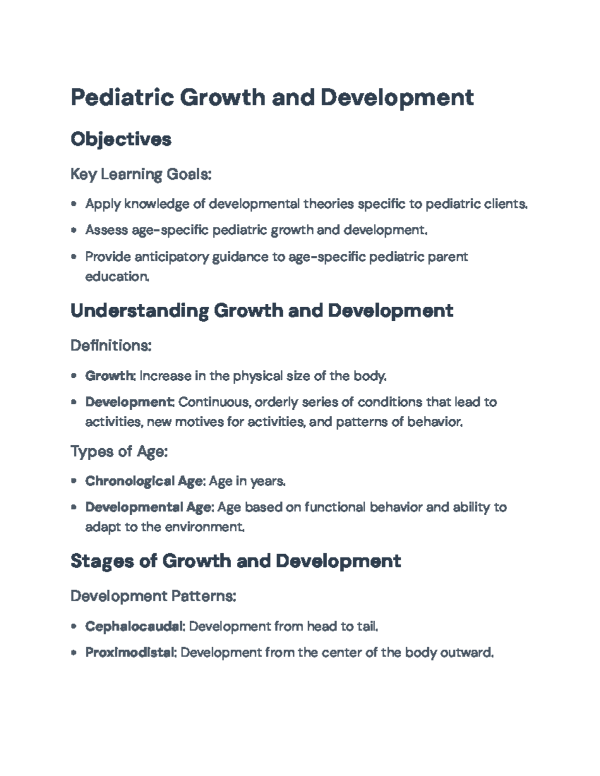 Pediatric Growth and Development Overview: Key Milestones and Theories ...