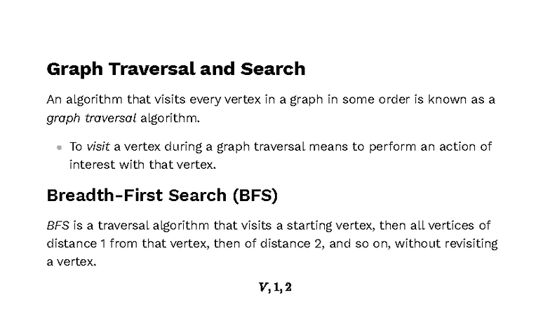 Graph Traversal and Search Algorithms: BFS, DFS, and Shortest Path ...