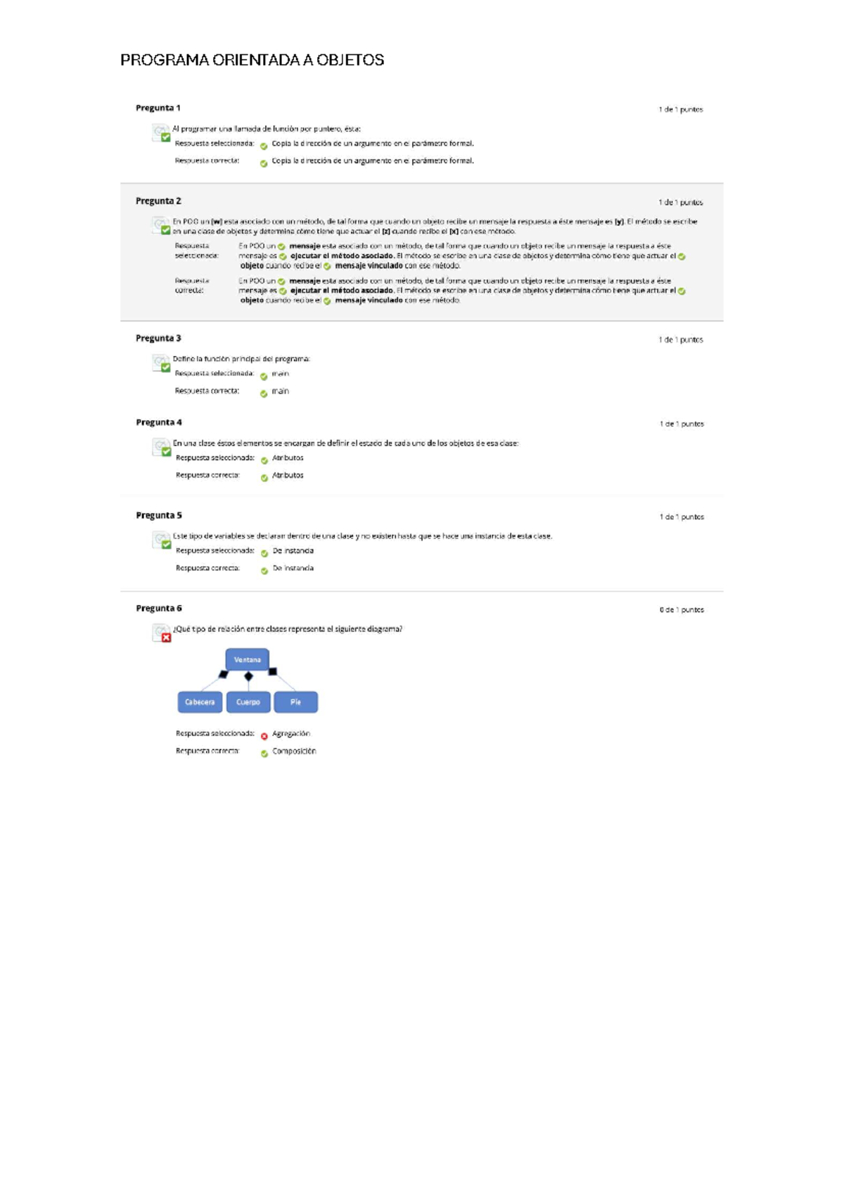 Act 10.Automatizada- poo - Programación Orientada a Objetos - PROGRAMA ORIENTADA A OBJETOS - Studocu