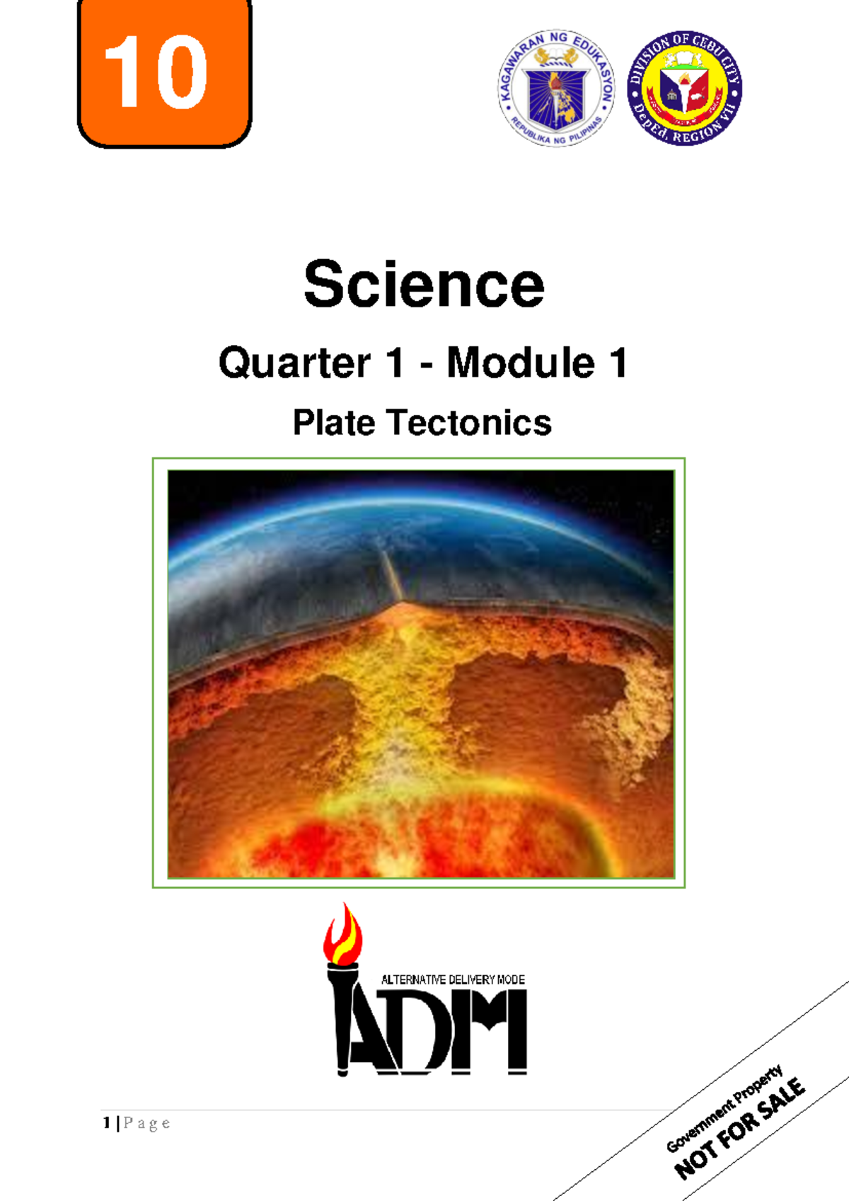 Q1 Science: Plate Tectonics Overview and Key Concepts - Studocu