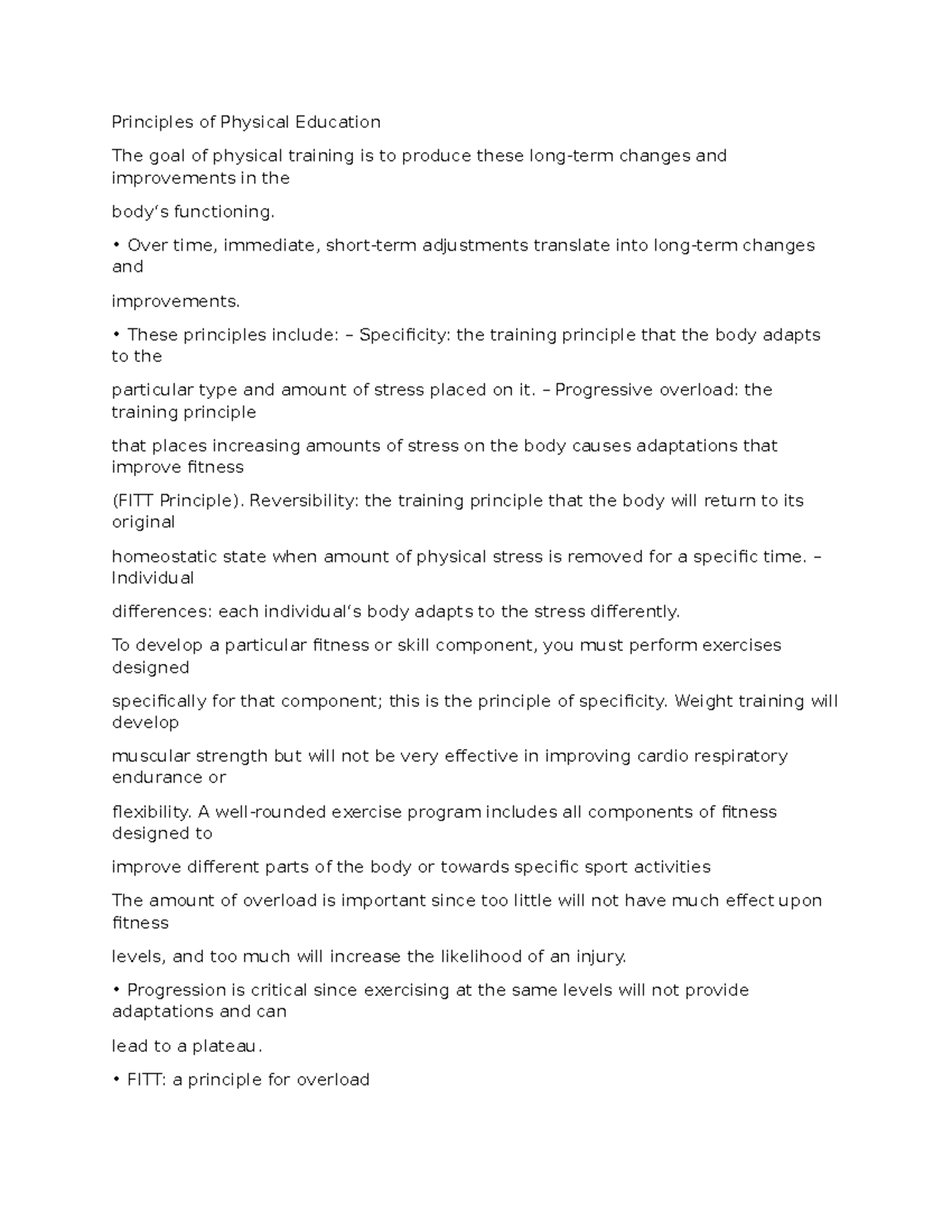 Public Relations for Physical Education - Principles of Physical ...