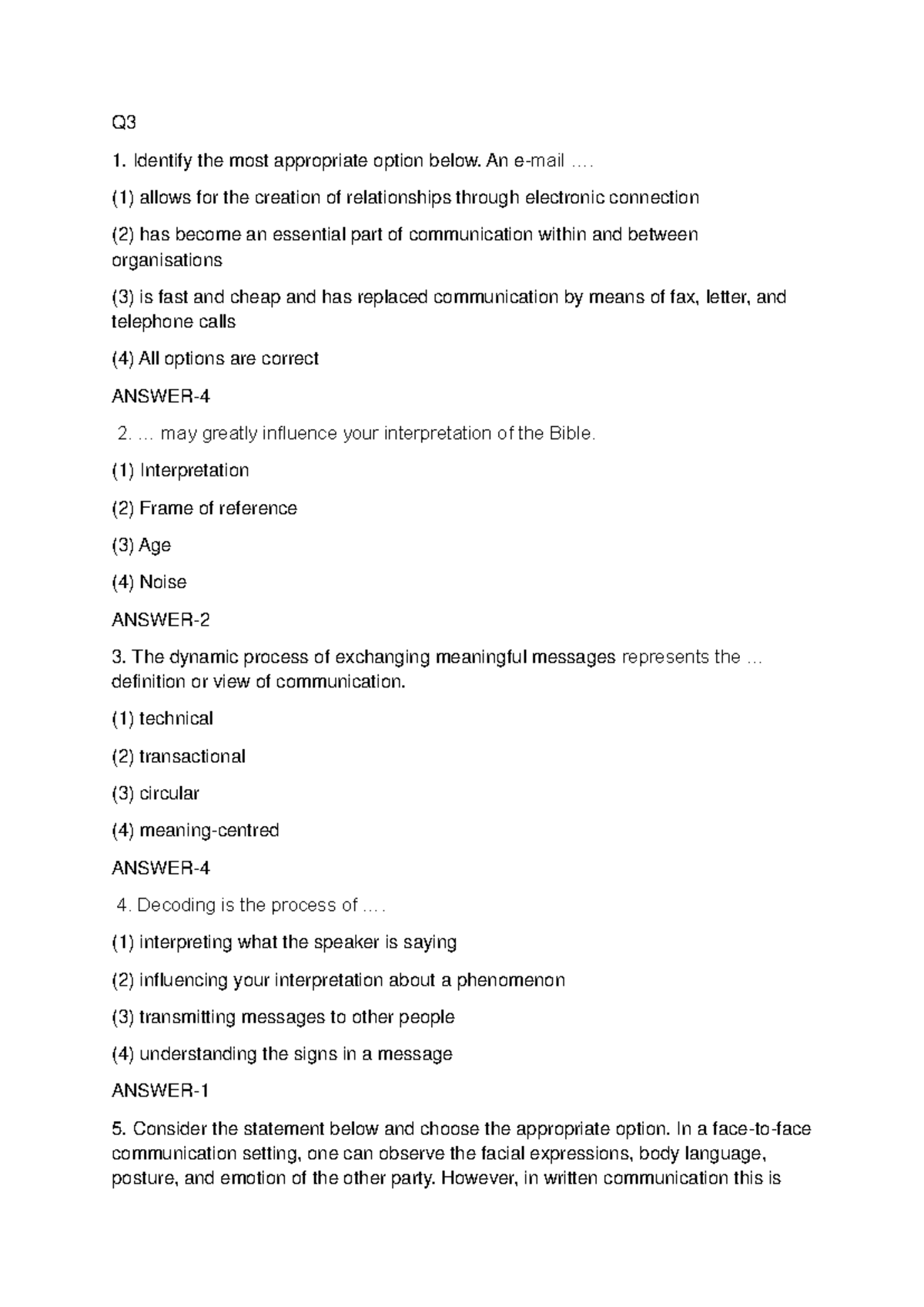 COM1501 - Assignment 2 - Practice material for key concepts in ...
