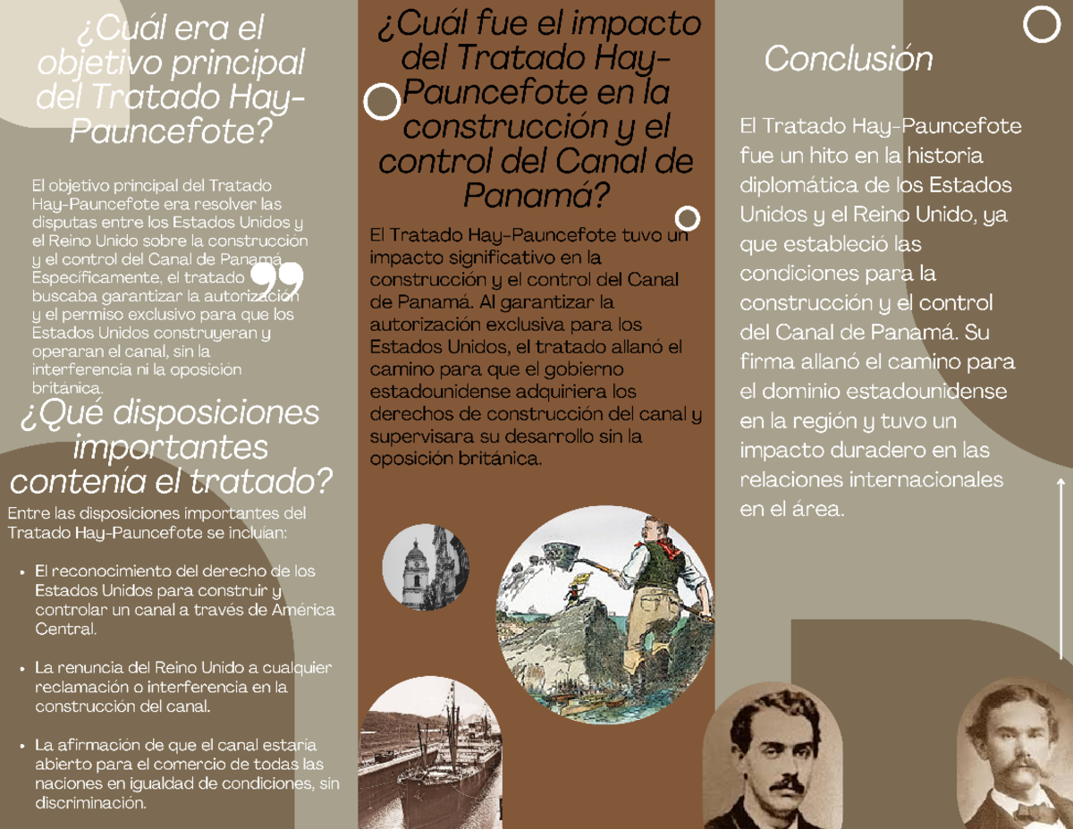 Tratado Hay-Pauncefote: Análisis y Contexto Histórico - Studocu