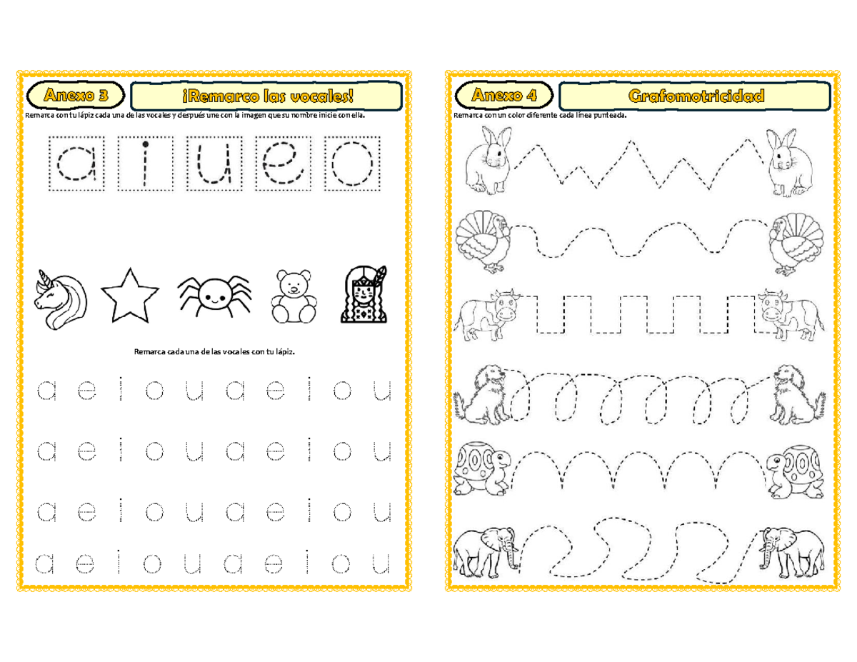 Actividades de Vocales y Figuras Geométricas - Semana del 7 de ...
