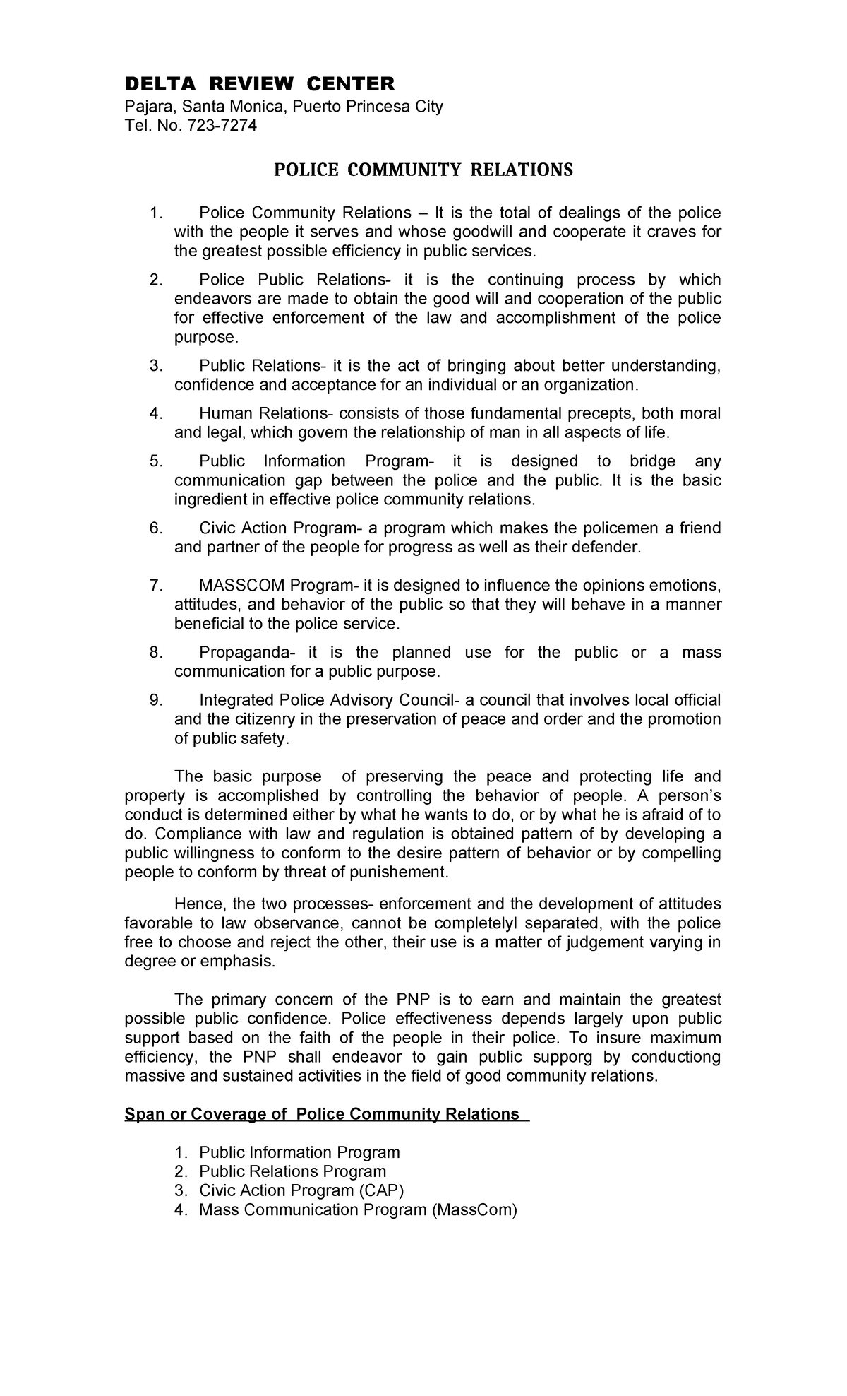 424583002 Police Community Relations Overview and Importance - Studocu
