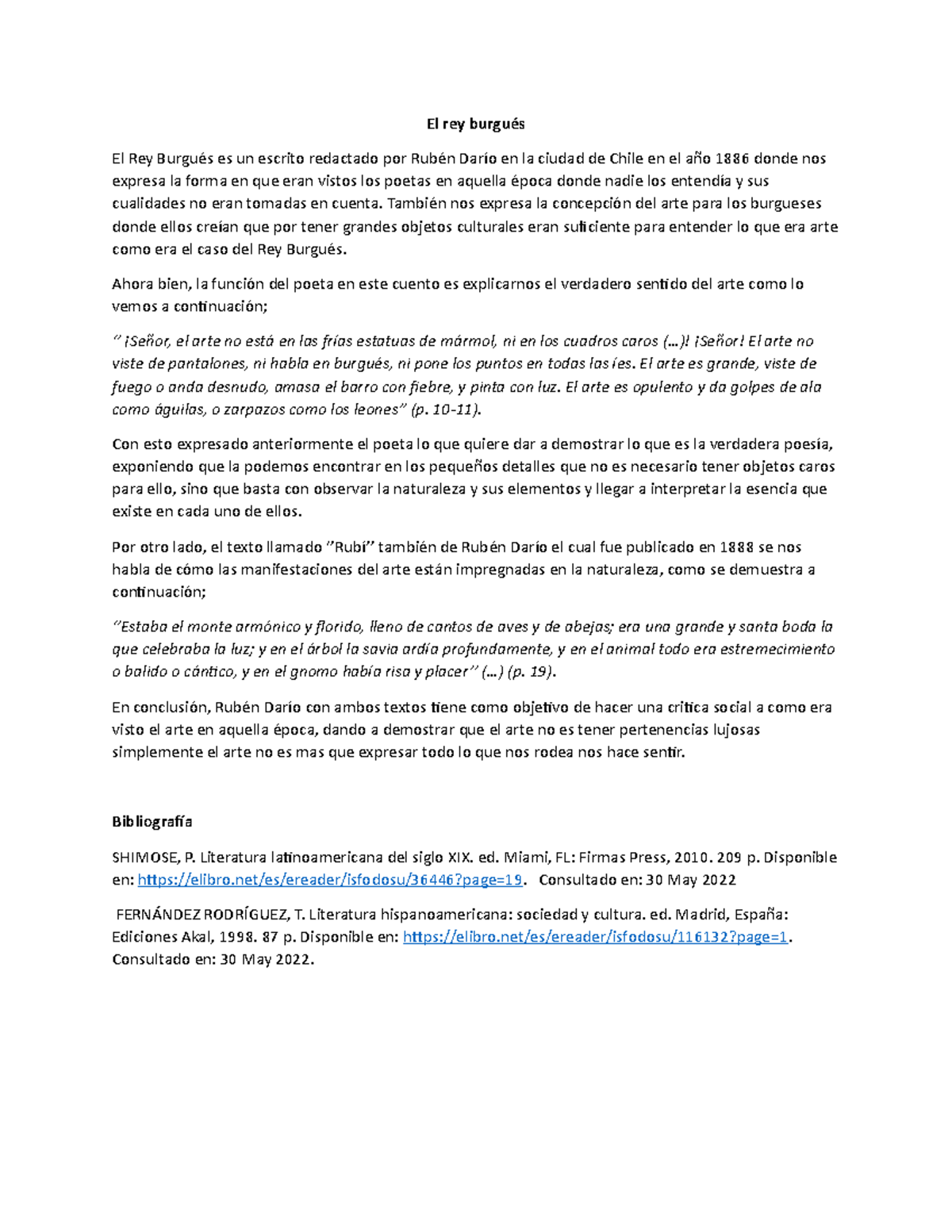 El rey burgués - El rey burgués El Rey Burgués es un escrito redactado ...