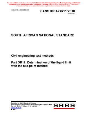 SANS3001-GR30 - NOTES - ISBN 978-0-626-31234- SANS 3001-GR30: Edition 1 ...