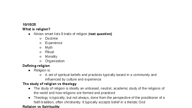 Philosophy of Religion: Arguments for God's Existence (PHIL 101) - Studocu