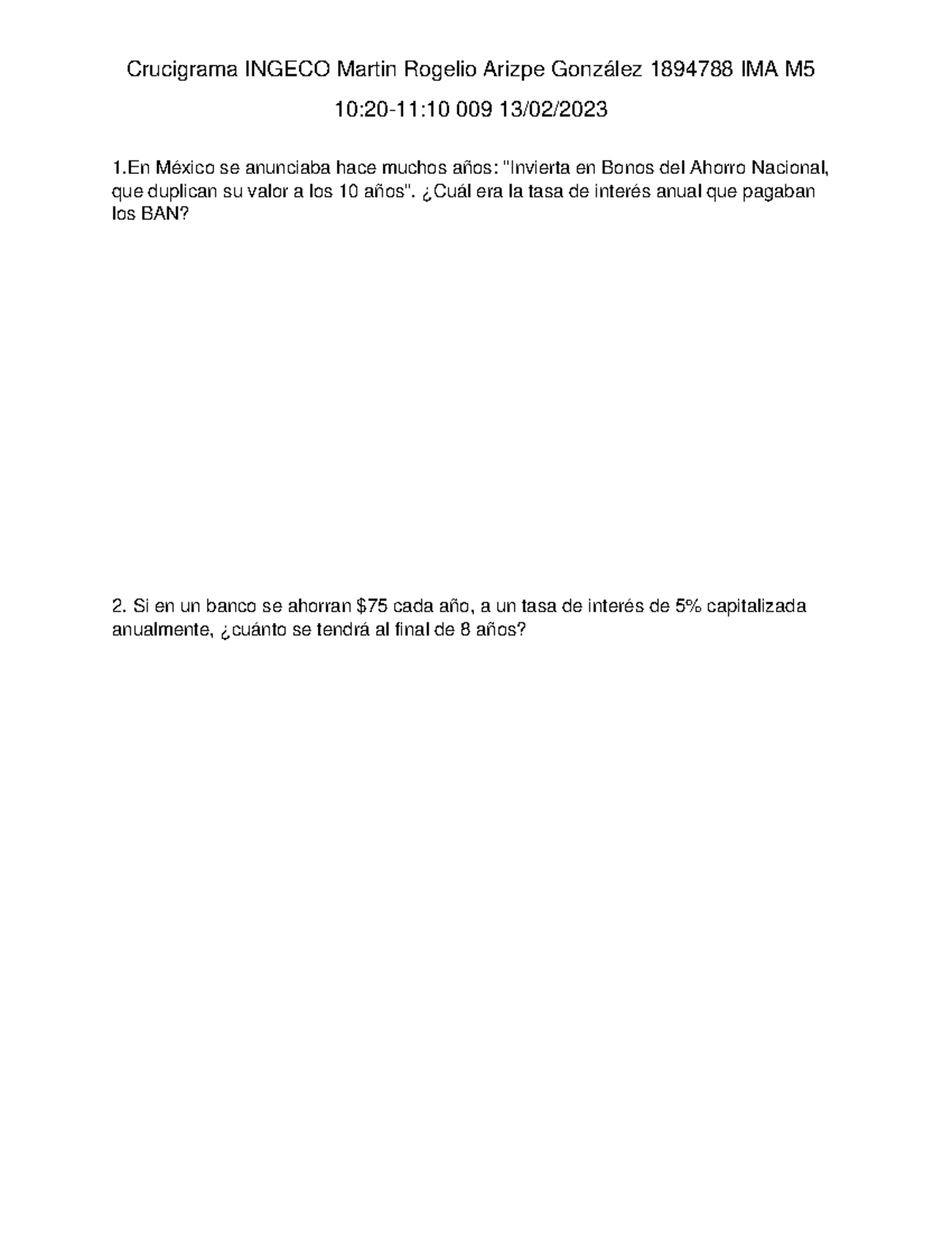 Problemas propuestos Solución de ejercicios (c2 t1) 1894788 - 10:20-11: ...