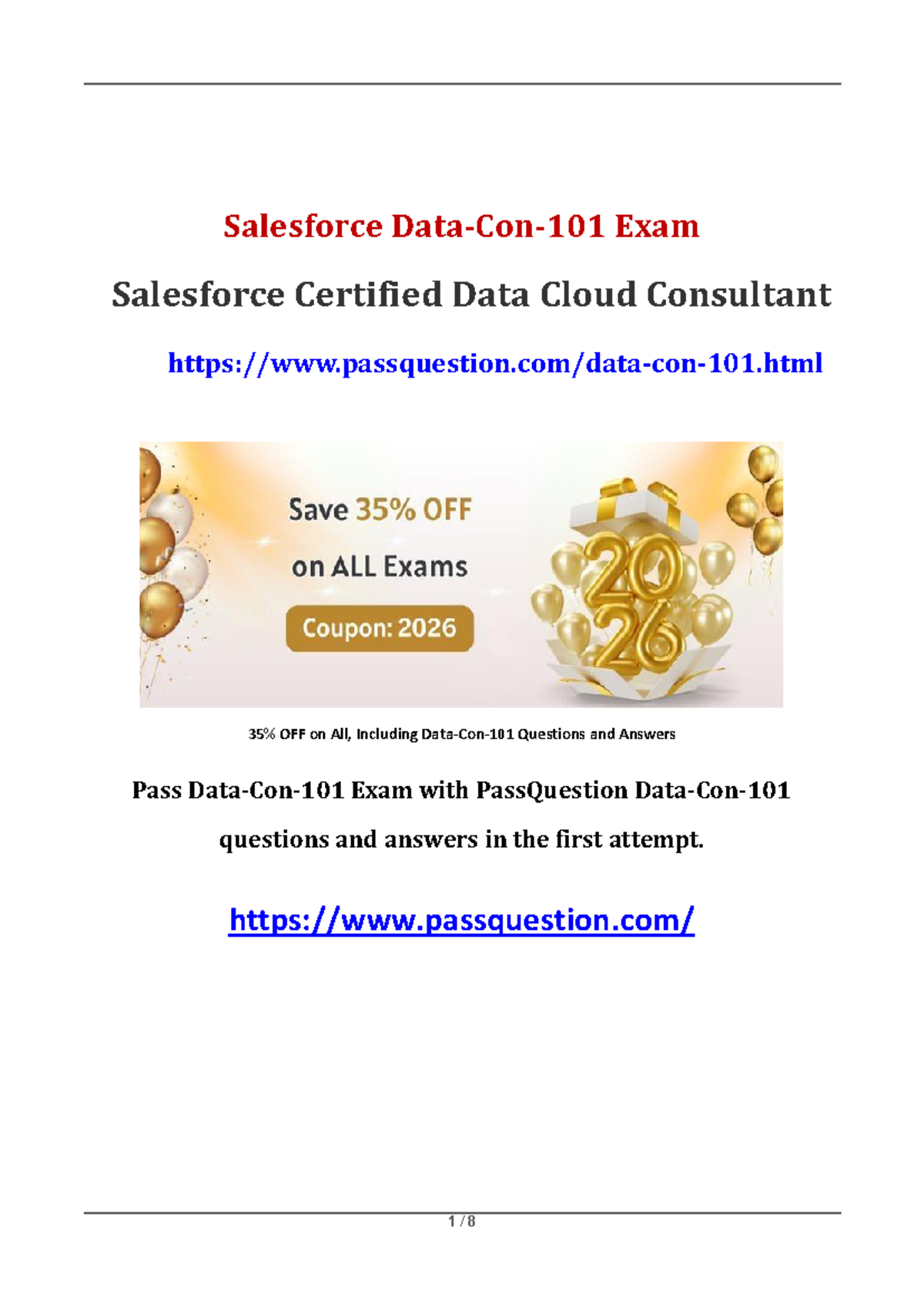 Salesforce Certified Data Cloud Consultant (Data-Con-101) Exam Guide ...