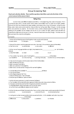 Daily Lesson PLAN - DLL - DAILY LESSON PLAN School: MATALAM HIGH SCHOOL ...
