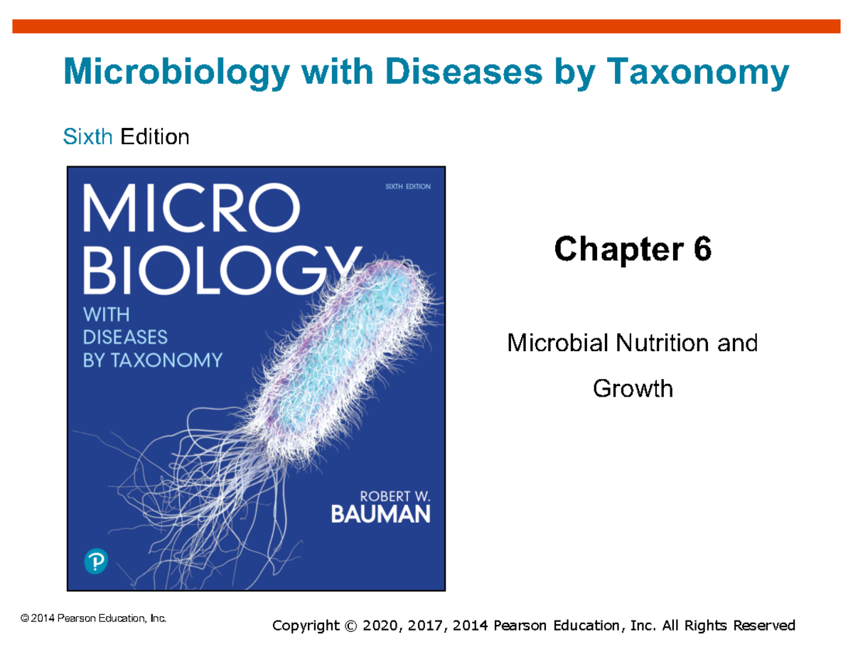 BIO 359 lecture Ch06 (modified February 2023) - © 2014 Pearson ...