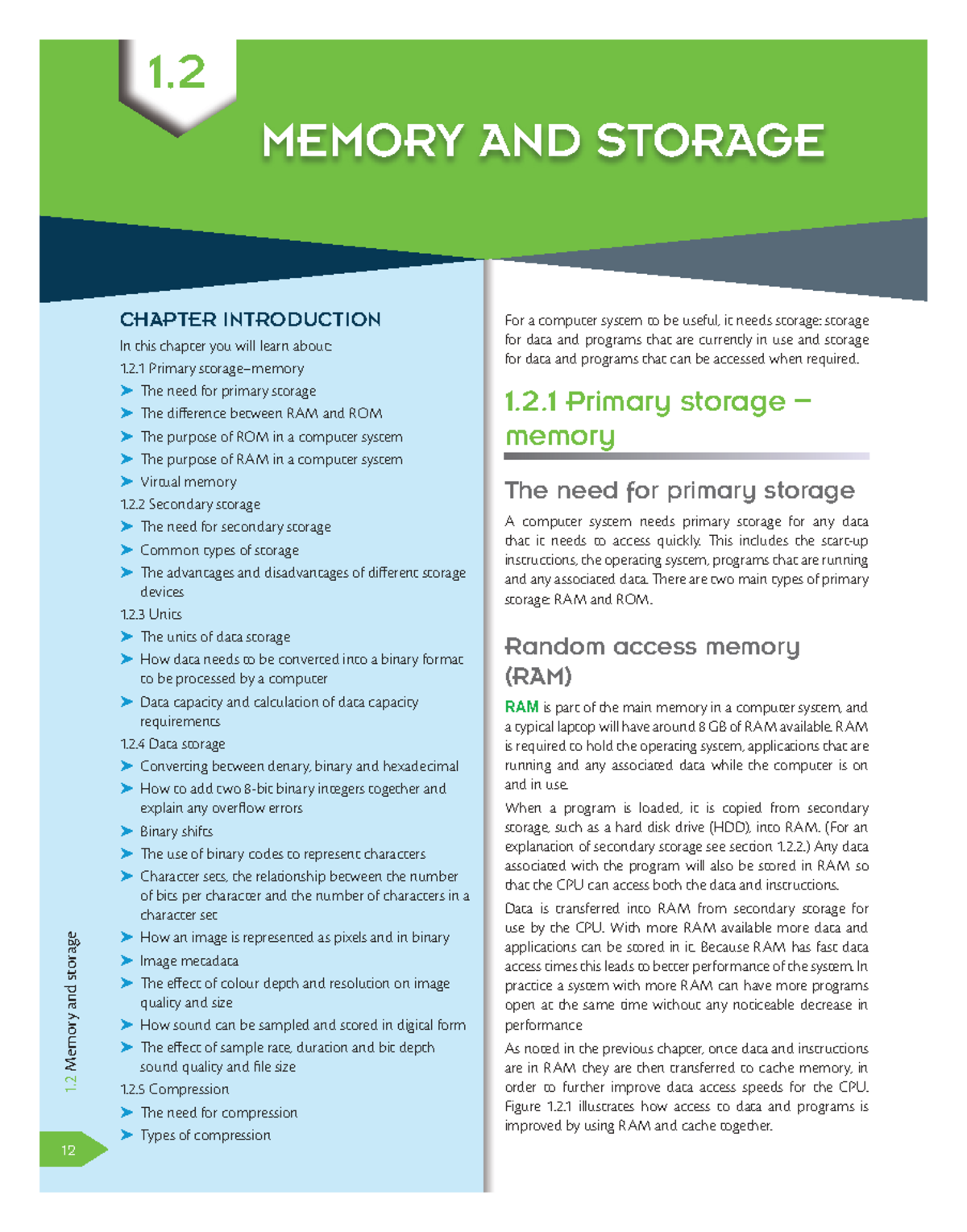 1.2 Memory and Storage: Understanding Primary and Secondary Storage ...