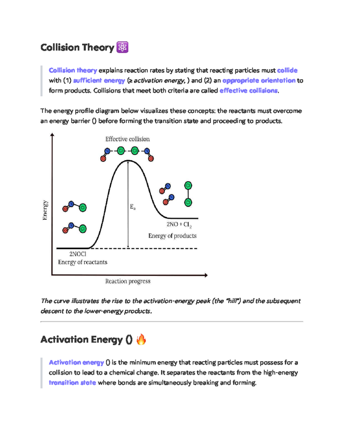 Collision Theory: Understanding Reaction Rates and Influencing Factors ...