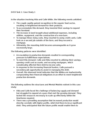 Task 1 of the Objective Assessment - D372 Task 1 WGU: Intro to Systems ...
