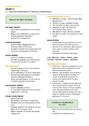 Diss - HUMSS: In-Depth Notes on Social Sciences (11 HOLY SEE) - Studocu