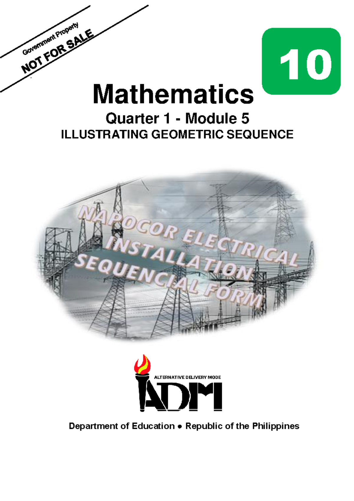 Math10 Q1 Module 5: Understanding Geometric Sequences V3 - Studocu