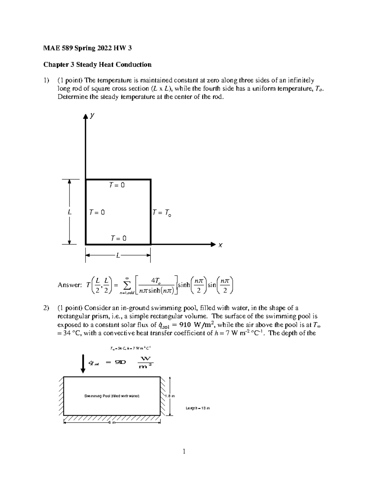HW 3 Assignment MAE 589 (S22) - MAE 589 Spring 2022 HW 3 Chapter 3 ...