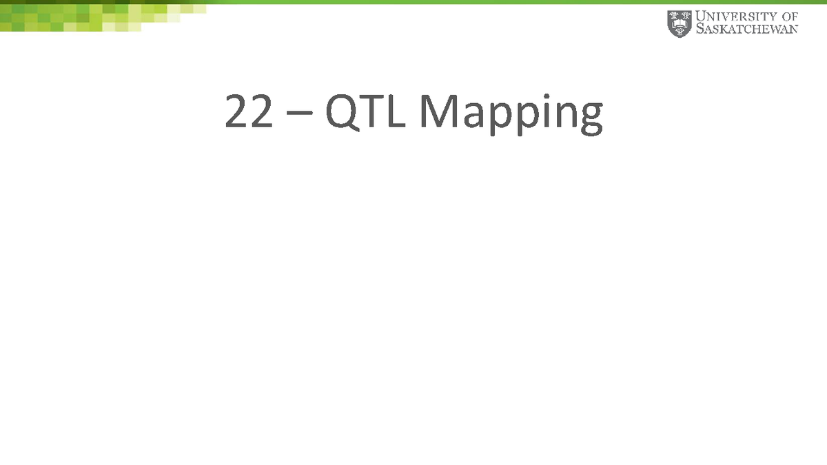 QTL Mapping in Cattle: Genetic Insights and Applications - Studocu