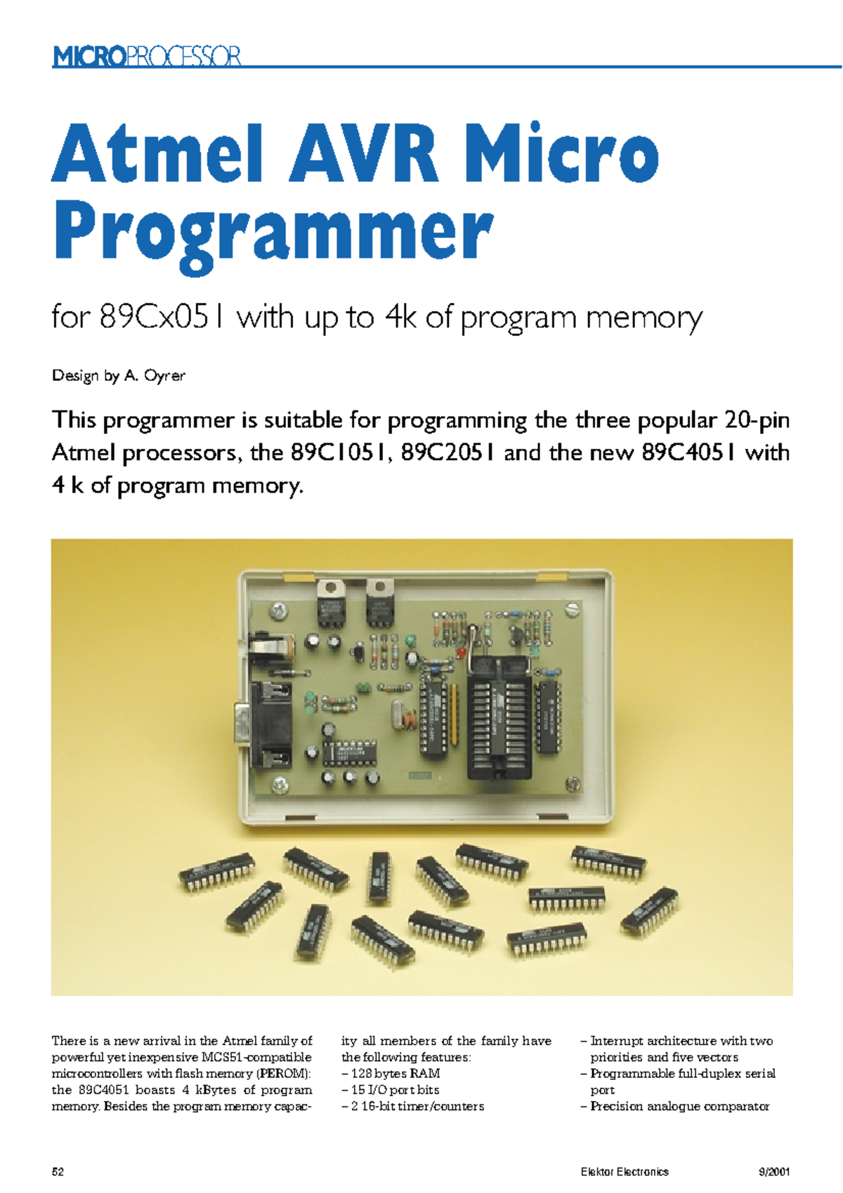 (ebook) microcontroller - atmel avr micro programmer - There is a new ...