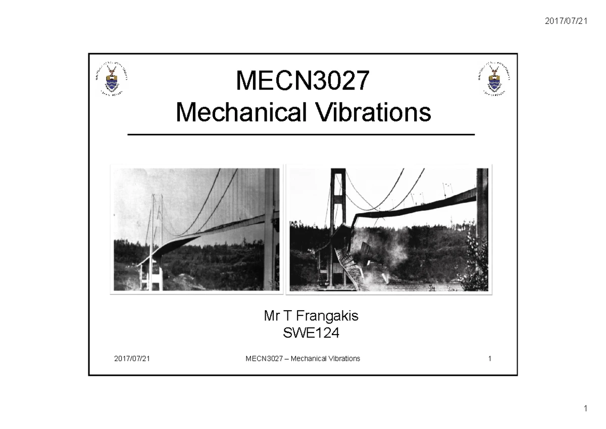 MECN2011A Final Exam Class Problems - Frames & Machines - Studocu