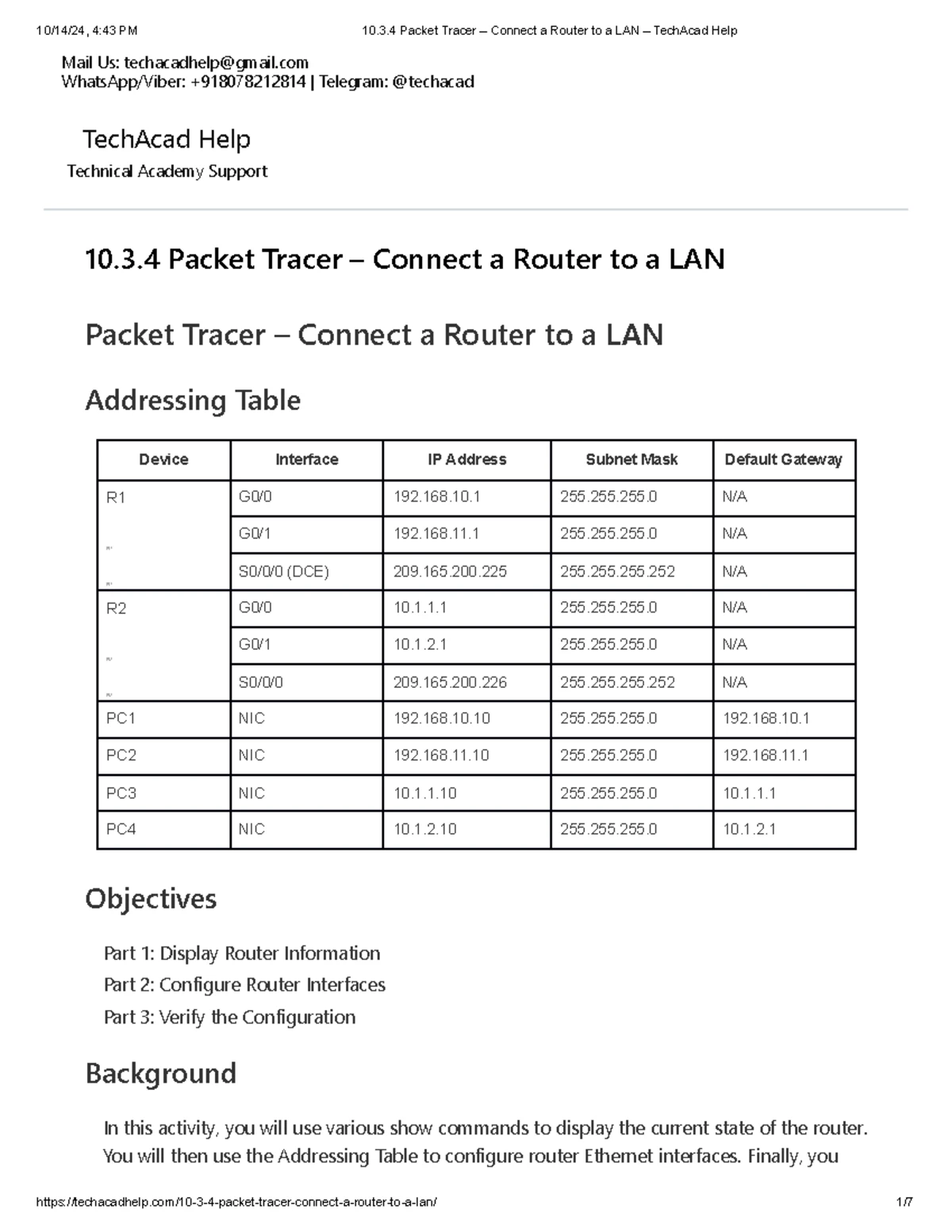 CCNA 1 v7 - Packet Tracer: Switch & End Device Config Guide - Studocu