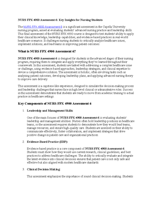 28 Capella Capstone Project BSN - This final project offers nursing ...