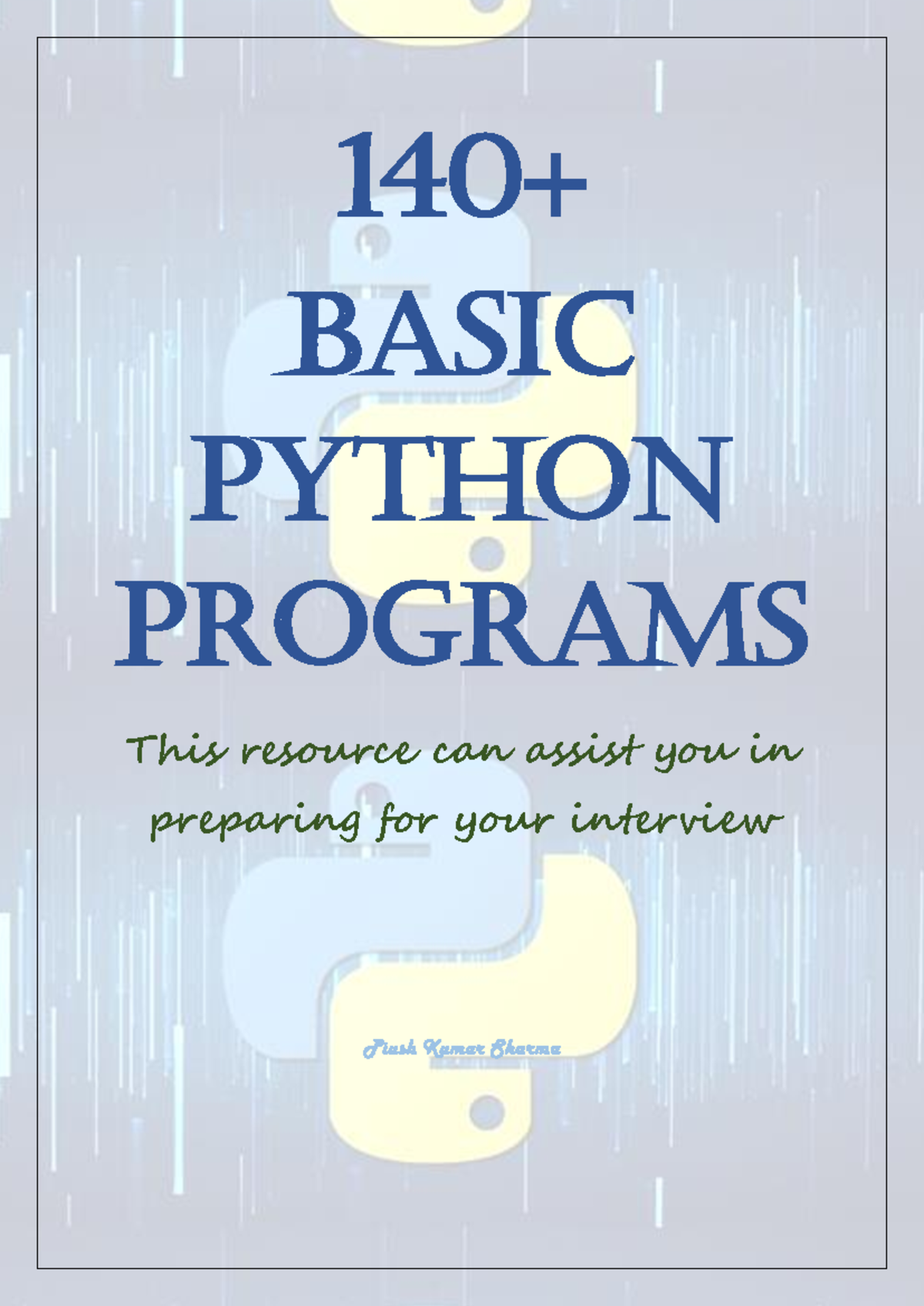 Python Programs - good - 140+ Basic Python Programs This resource can ...