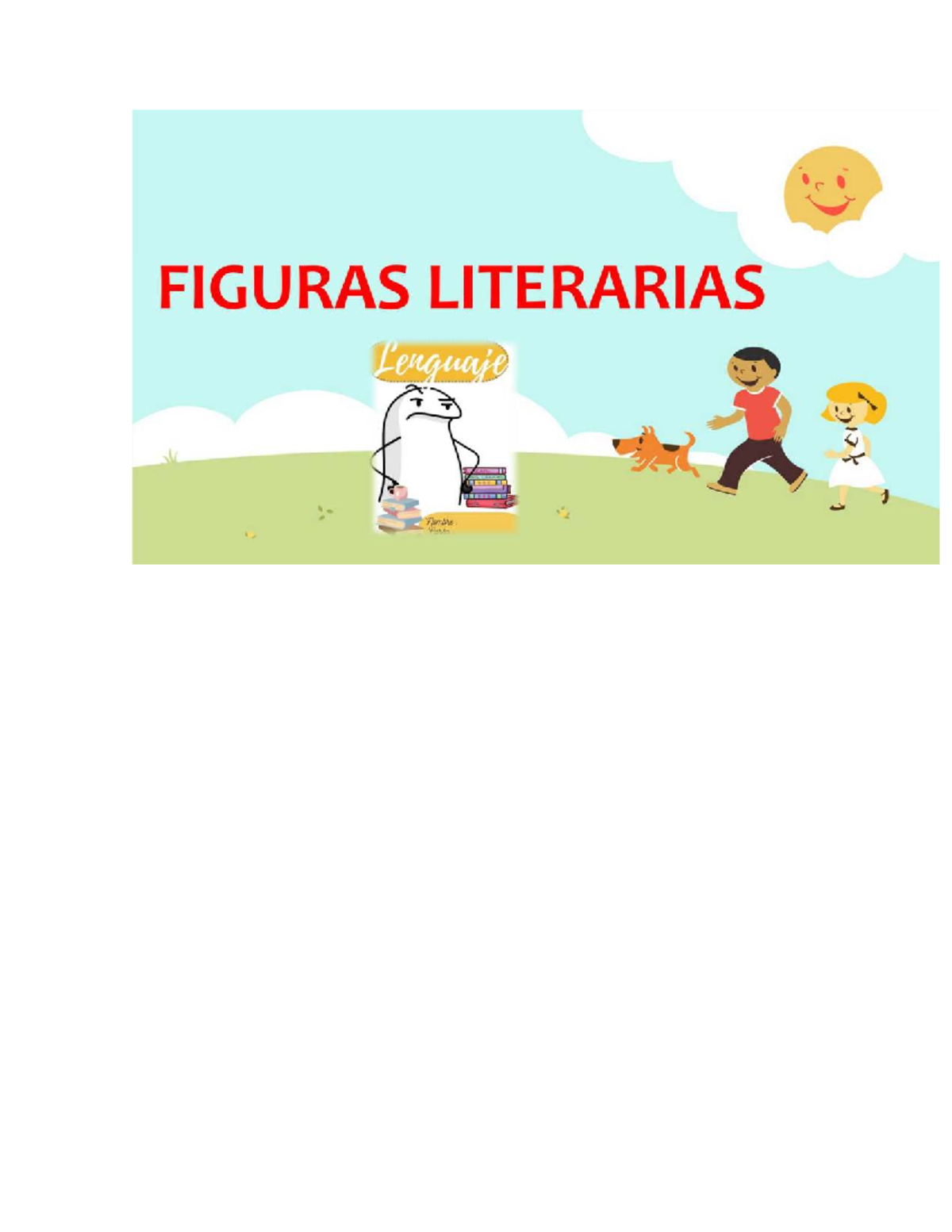 Figuras Literarias - literatura - FIGURAS LITERARIAS Lenguaje Nambre ...