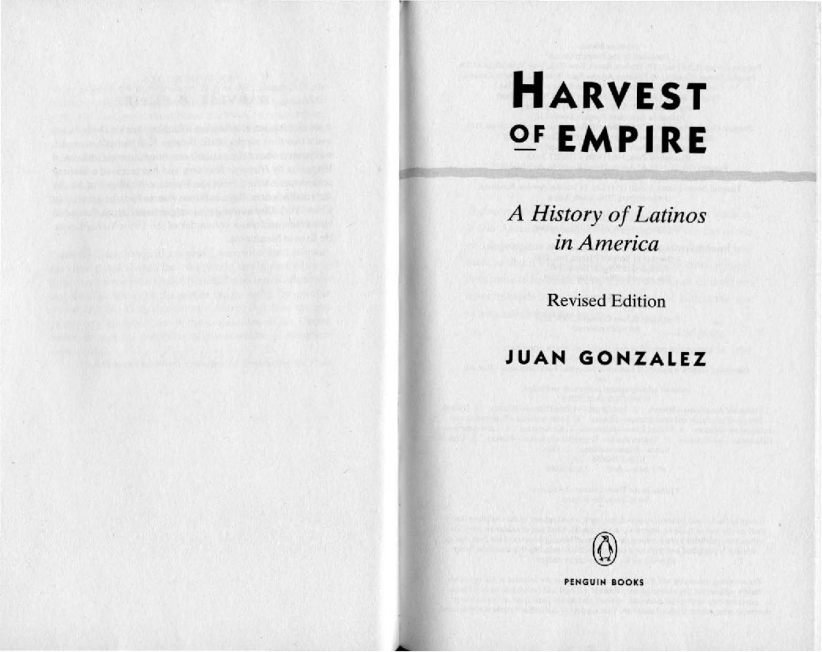 Harvest of Empire: A Comprehensive History of Latinos in America ...