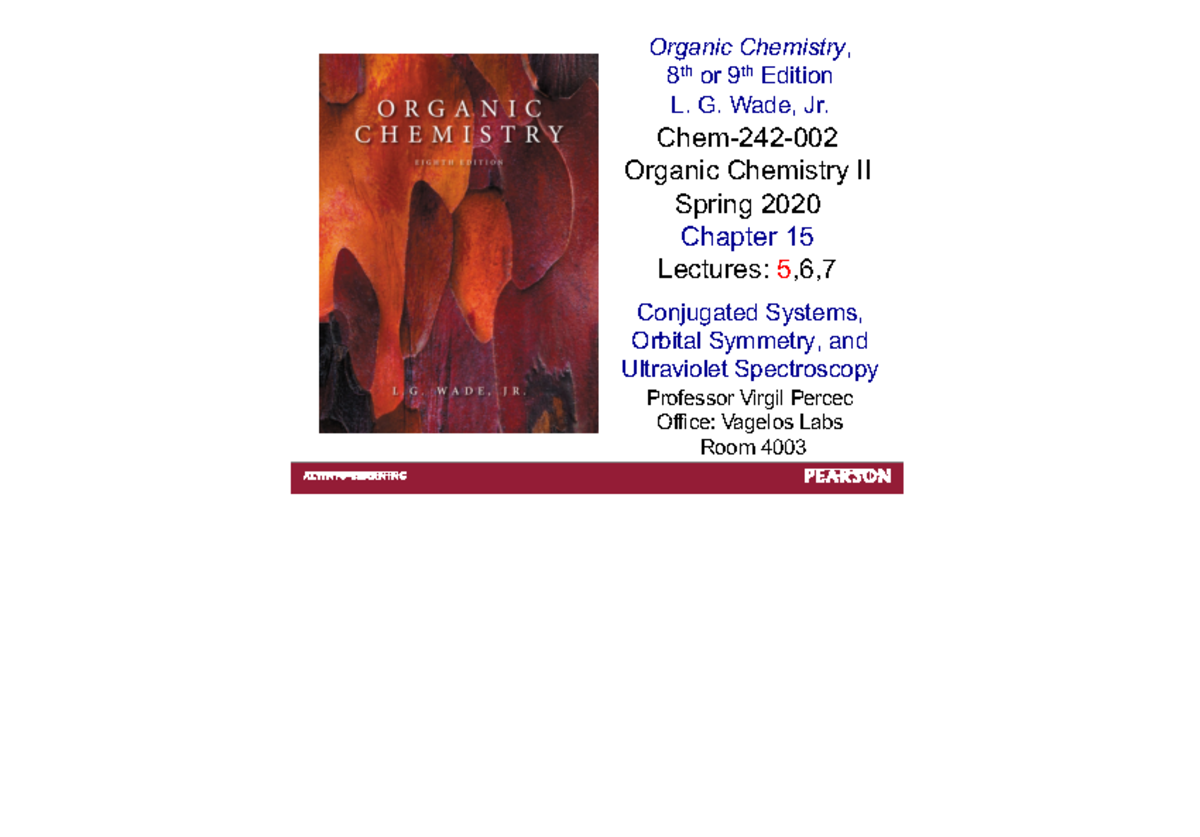 Chem-242: Organic Chemistry II - Chapter 15 Practice Problems & Notes ...