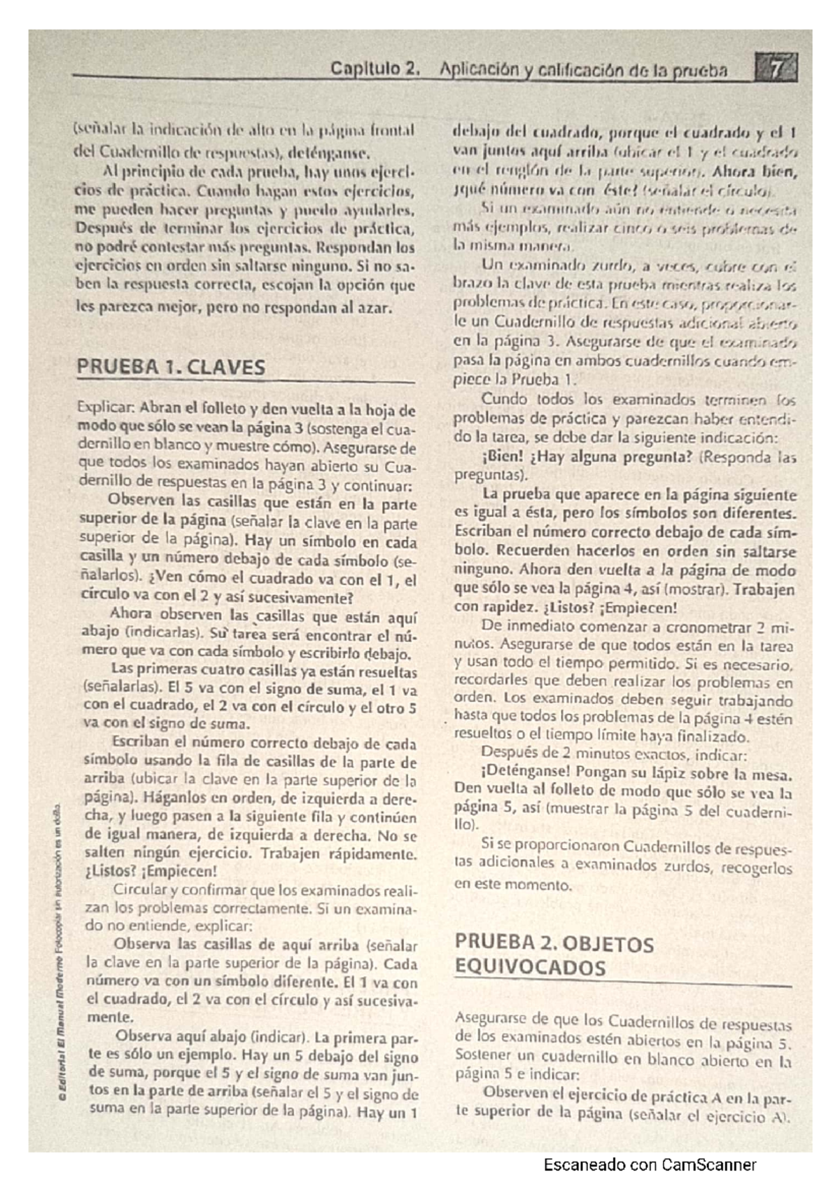 Beta 4 - Test para aplicación del instrumento no verbal ARMY BETA IV ...