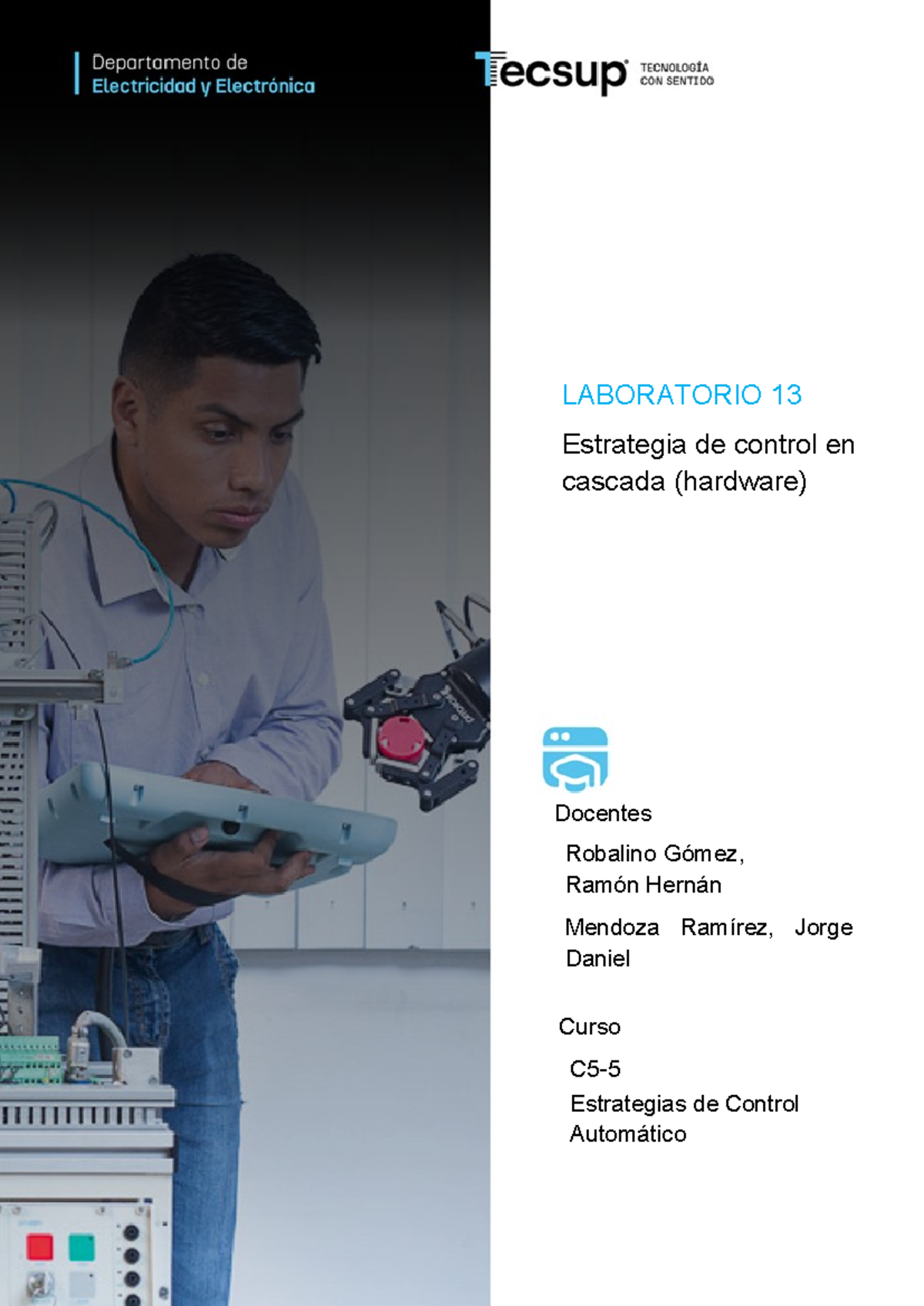 LAB 13: Estrategia de Control en Cascada (Hardware) - Estrategias de ...