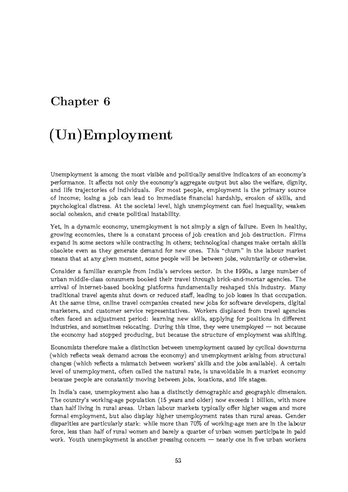 Chapter 6: (Un)Employment Insights from IIT Roorkee on Unemployment ...