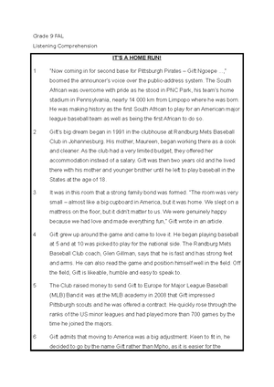 Gr 8 LO project T3 AFR - ©2023 Teenactiv 1 teenactiv.co GRAAD 8 ...