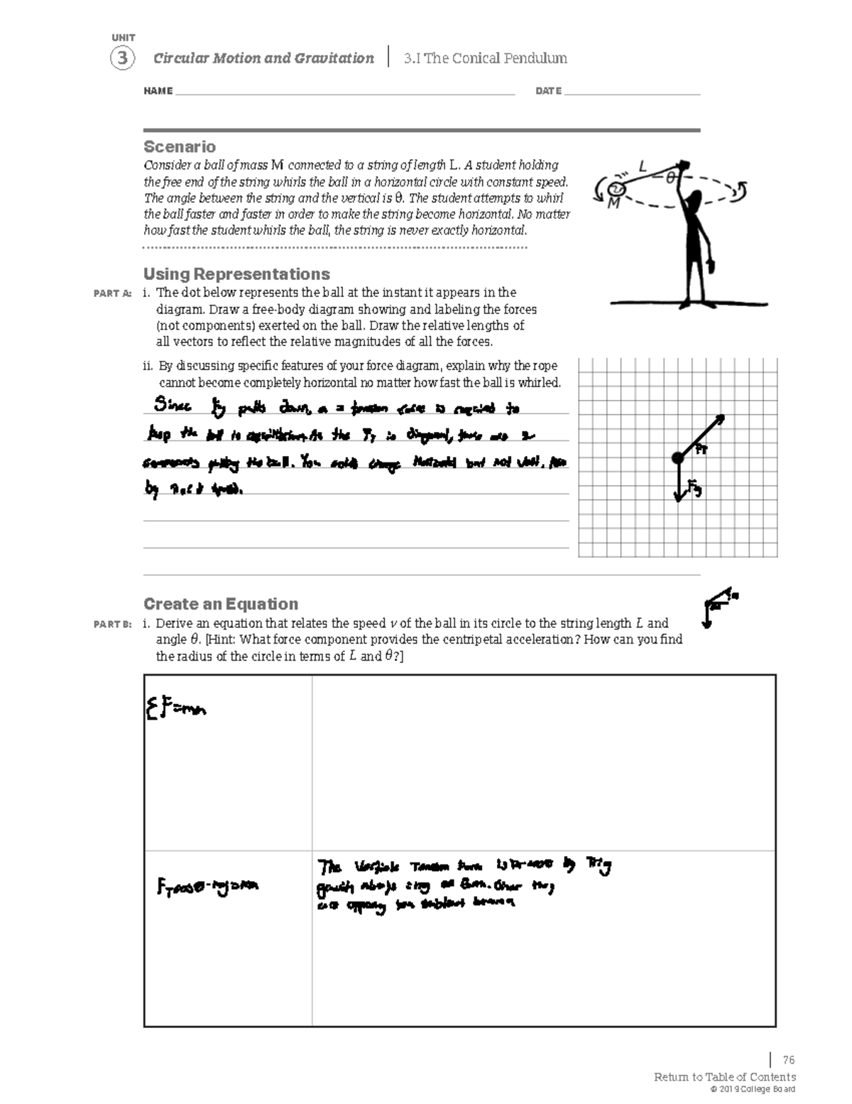 Circular motion frq - G ,7KHRLFDO3HGOP 5HWUWR7DEOHRIRWHWV FQDUR - Studocu