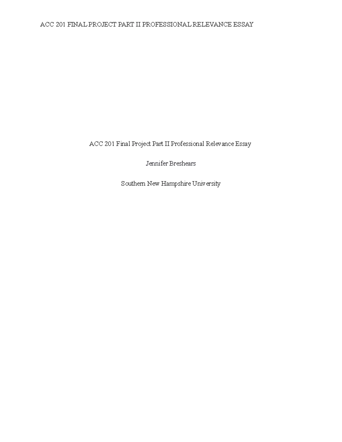 ACC 201 Module 7 Final Project: Comprehensive Financial Analysis - Studocu