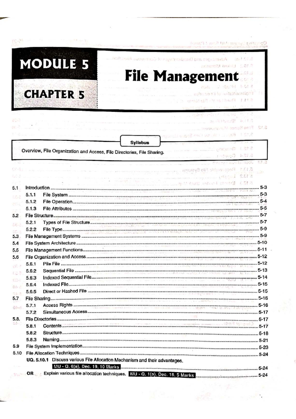 File Management in Operating Systems: Module 5 Overview and Techniques ...